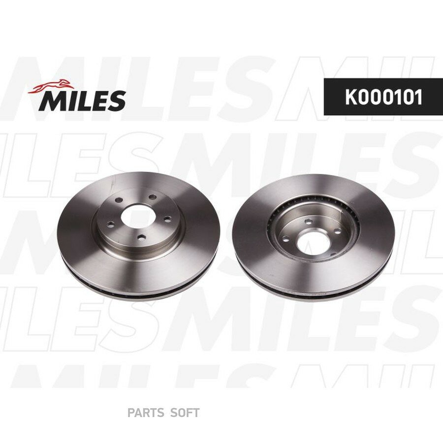 MILES K000101 Диск тормозной FORD MONDEO IV 06.07- передний ()