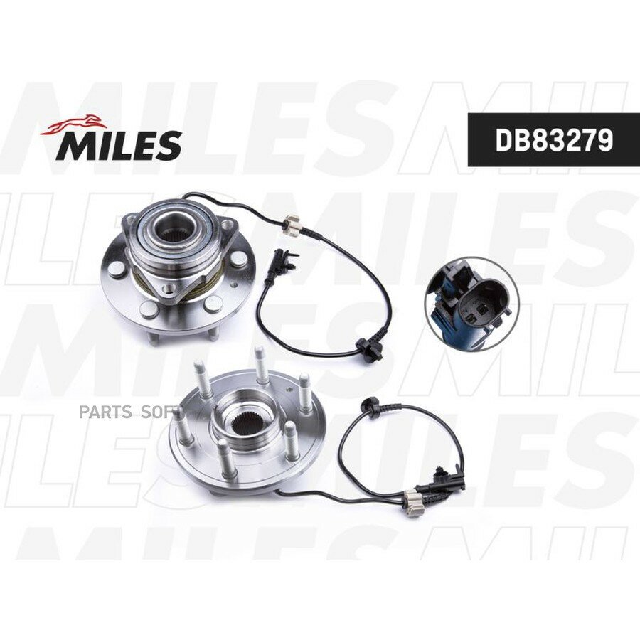 MILES DB83279 Ступица с подшипником CADILLAC ESCALADE 6.0-6.2 06- пер. ()