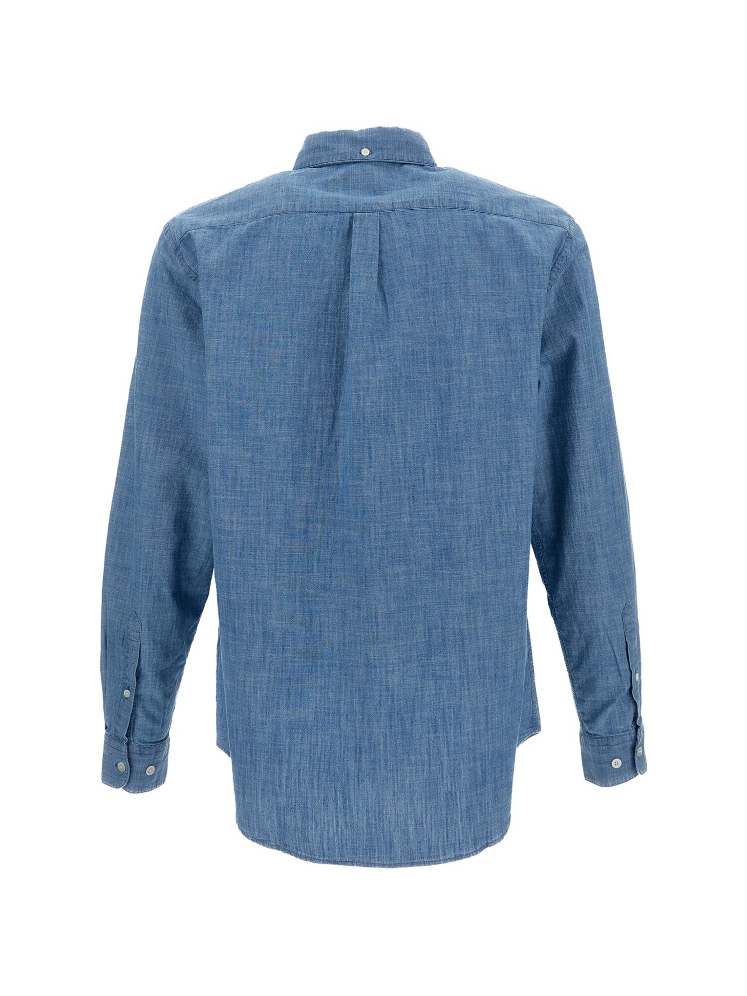 Рубашка Portuguese Flannel Button-down chambray shirt, размер L, blue — фото 1