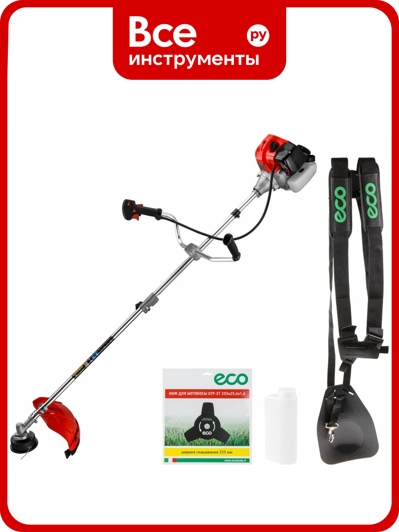 Мотокоса ECO Power GTP-250S EC1515-3, для стрижки газона на частном участке