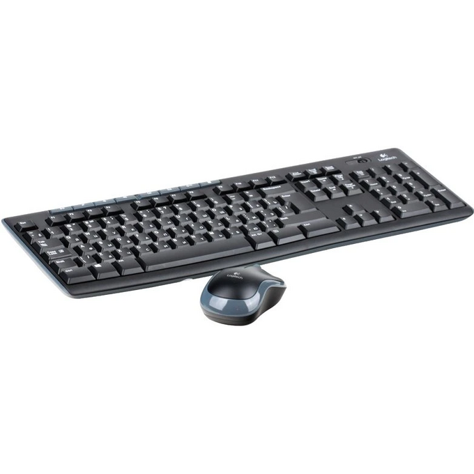 Беспроводная клавиатура/мышь MK270 DEFENDER RUS BLACK 920-003381 LOGITECH