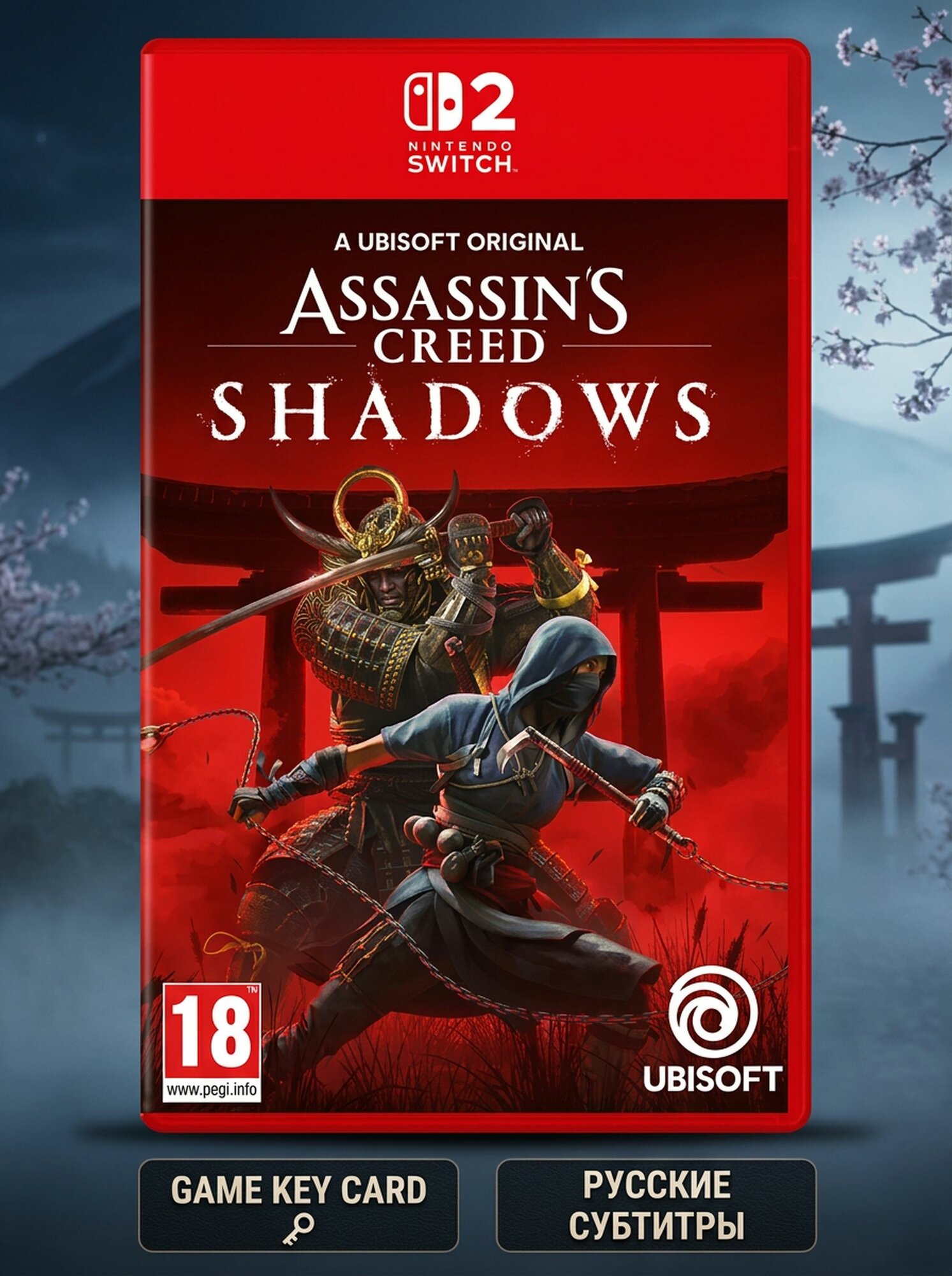 Игра Assassin's Creed Shadows (Nintendo Switch 2, Русские субтитры)