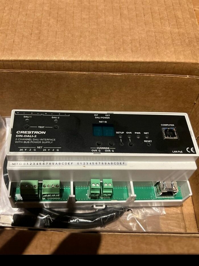Модуль CRESTRON DIN-DALI-2 DALI INTERFACE