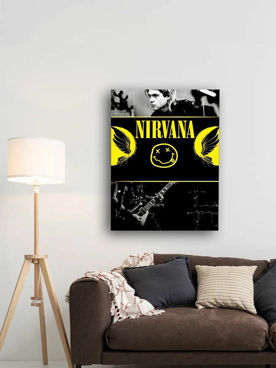 Постеры на стену Nirvana, плакат 1шт, А3 размер. — фото 1