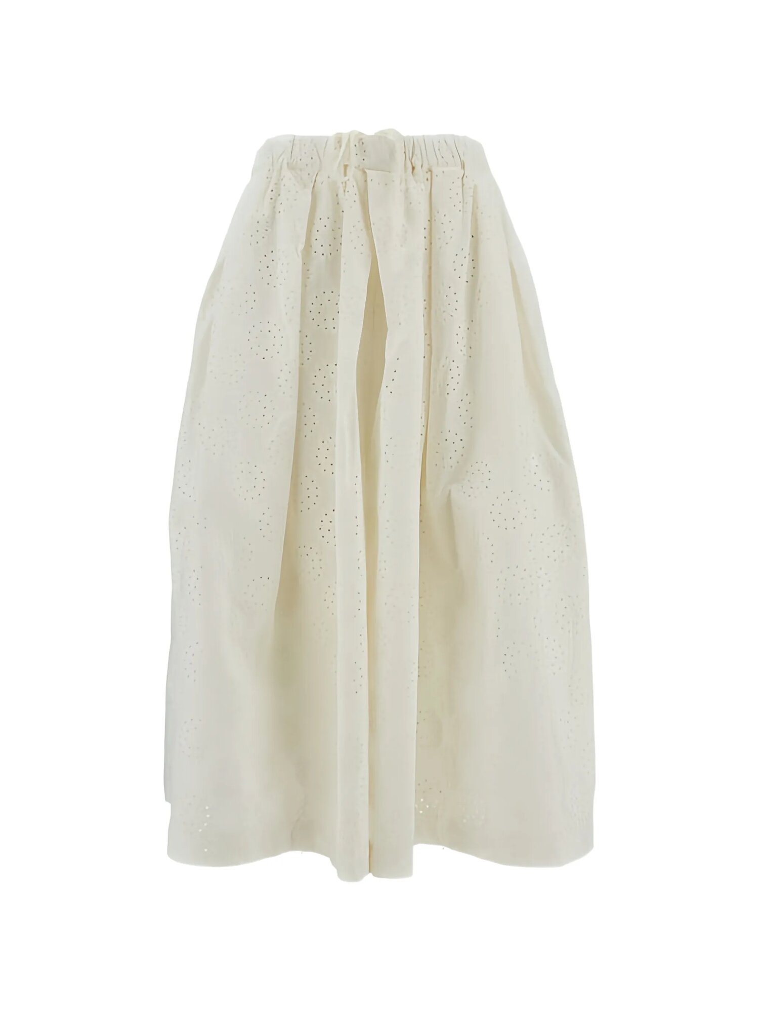 Брюки Broderie-anglaise wide-leg trousers