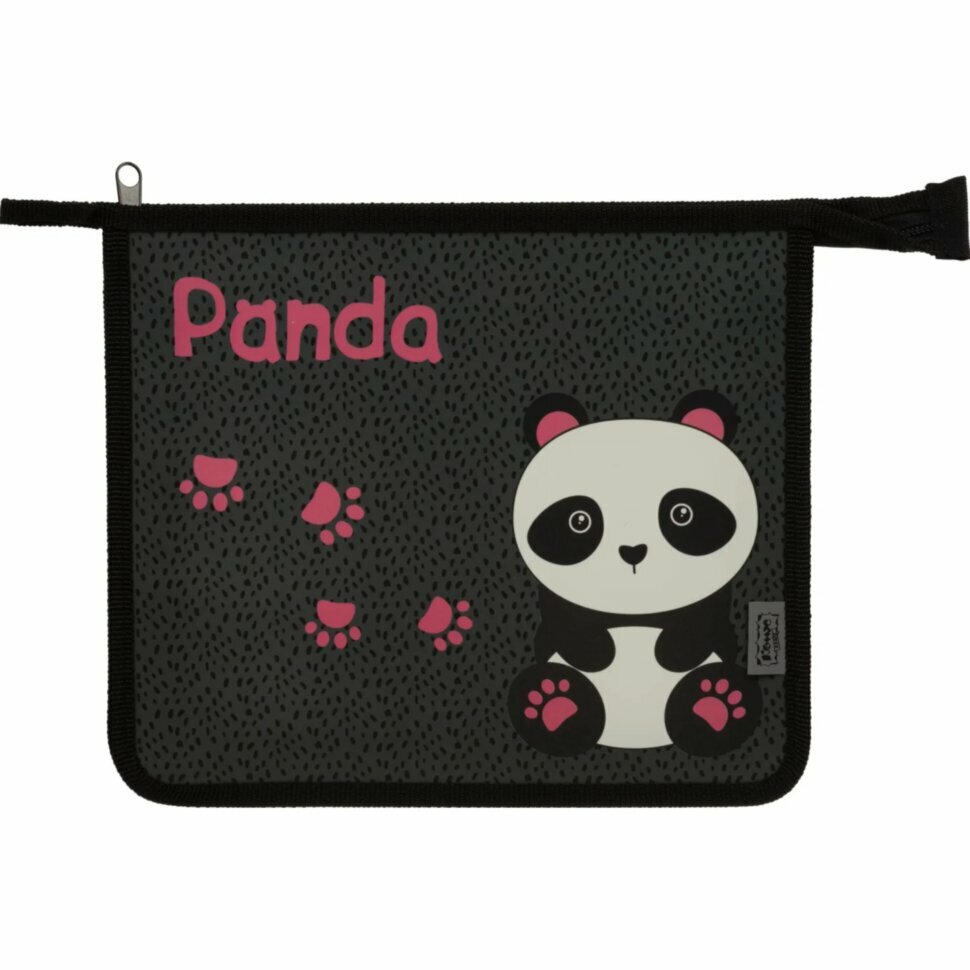 Папка для тетрадей Panda, А5, молния, пластик, ПТ-735, 1369772