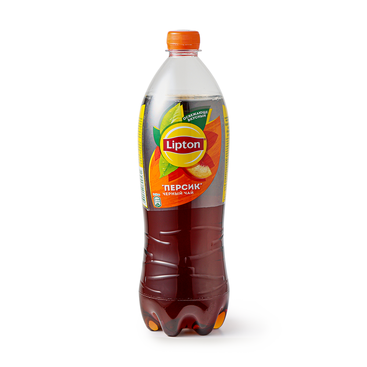 Чай Lipton "Персик", холодный, черный, в пластиковой бутылке, 1 л