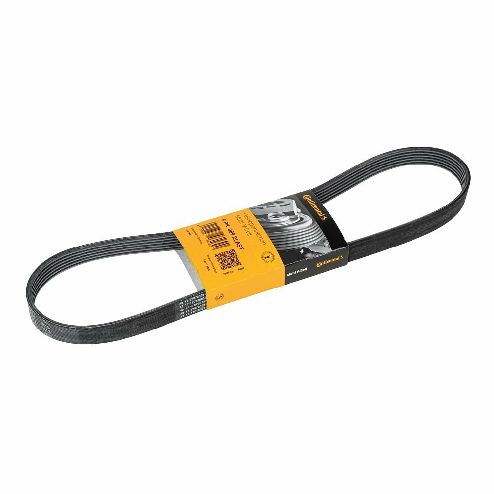 Ремень поликлиновый SEAT SKODA VOLKSWAGEN CONTITECH 6 PK 989 ELAST