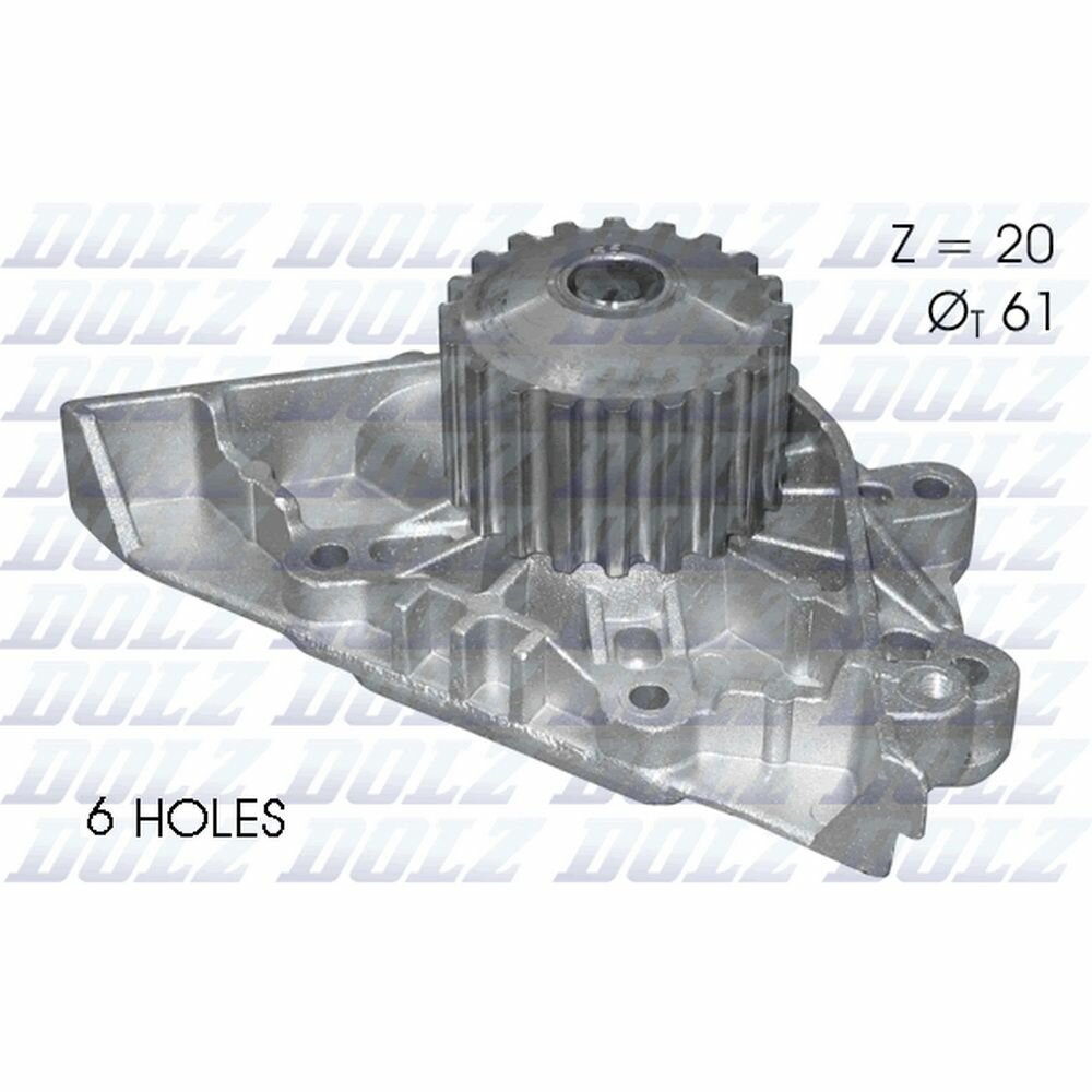 Помпа, водяной насос CITROEN C4 PEUGEOT 406 407 1.8 2.0L all 16V 04-10 DOLZ C-124