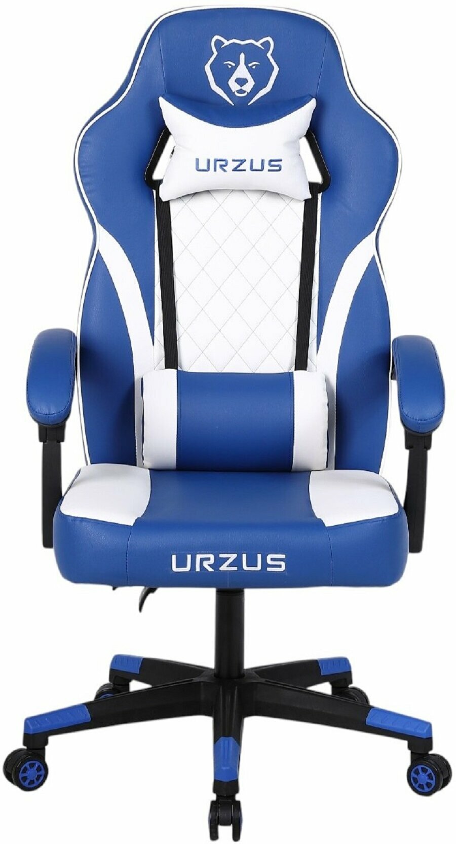 Кресло компьютерное игровое URZUS Citadel Blue экокожа (UR-7351128)