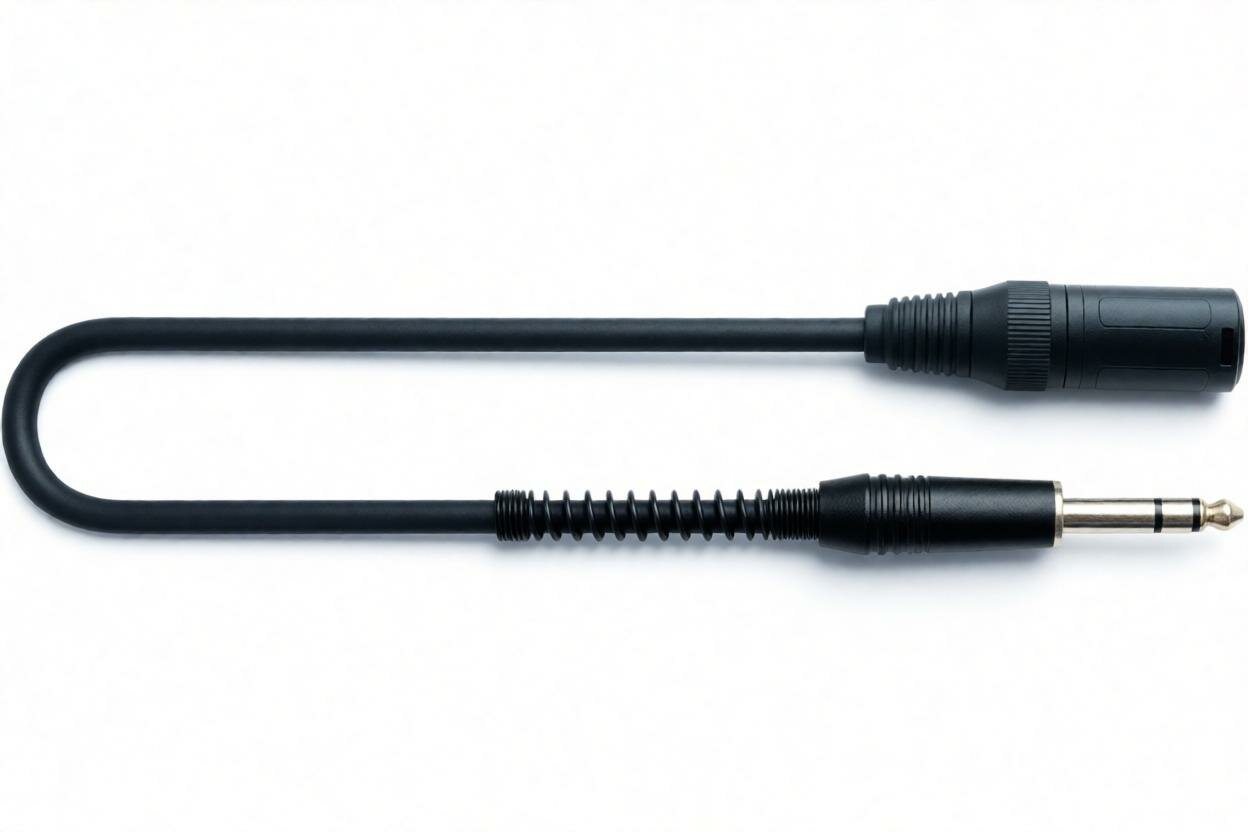 Готовый микрофонный кабель QUIK LOK MCR615-6, XLR Male - Stereo Jack ( XLR/M - Jack Stereo), 6 м, черный