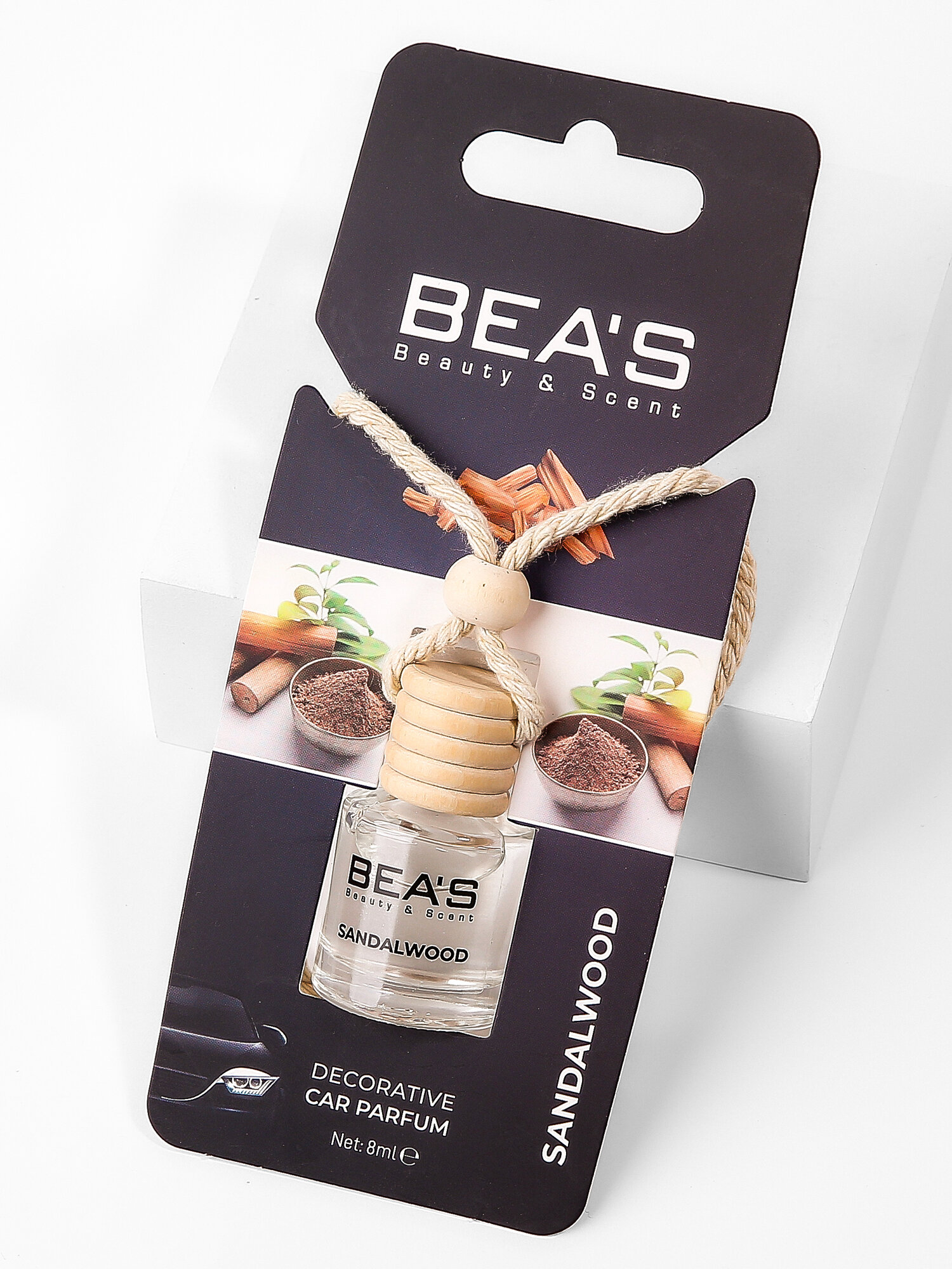 Автопарфюм для автомобиля Сандал Sandalwood 8 ml BEAS