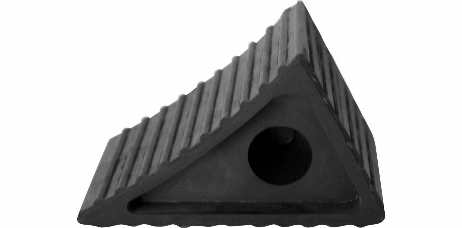 Упор противооткатный резиновый 120x80x70 мм OMBRA OHT4002