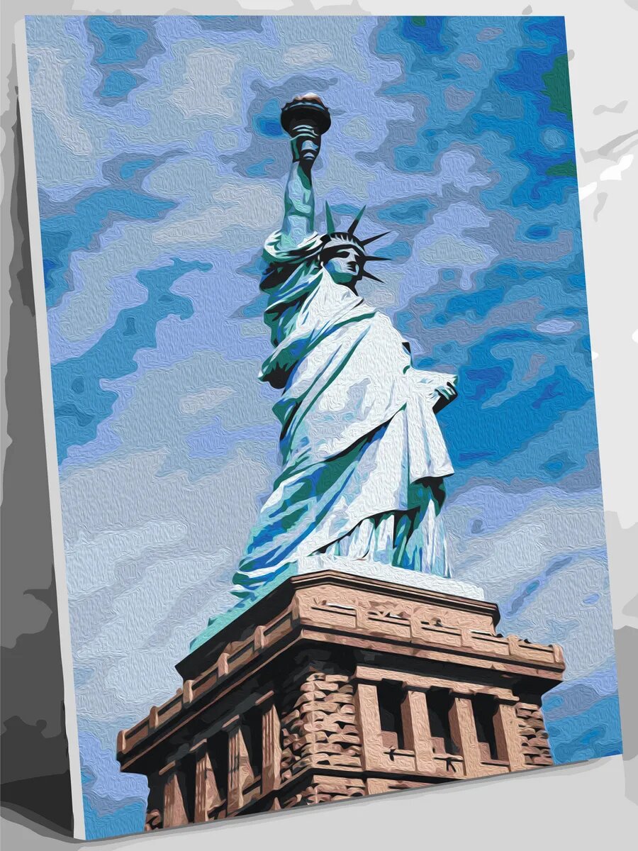 Картина по номерам Статуя Свободы Нью-Йорк NY