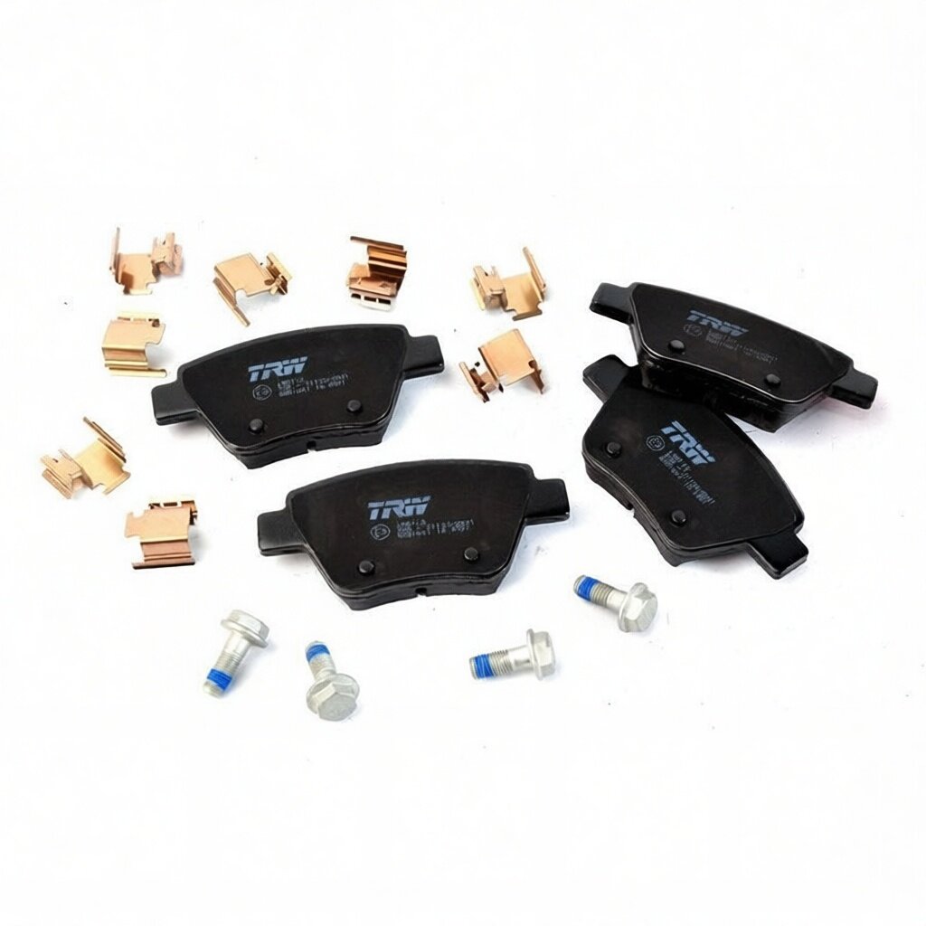 Колодки задние VW GOLF VI, JETTA IV, SKODA OCTAVIA (1Z_) GDB1841 TRW арт. GDB1841