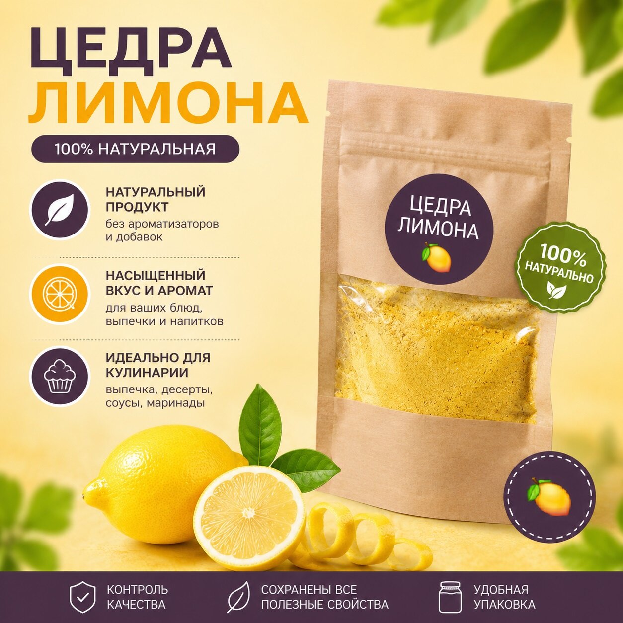 Цедра Лимона