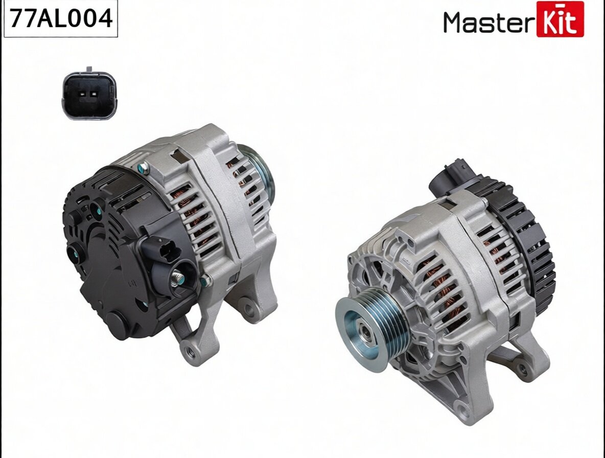 Генератор PEUGEOT 206 (14V 70A) Masterkit MasterKit арт. 77AL004