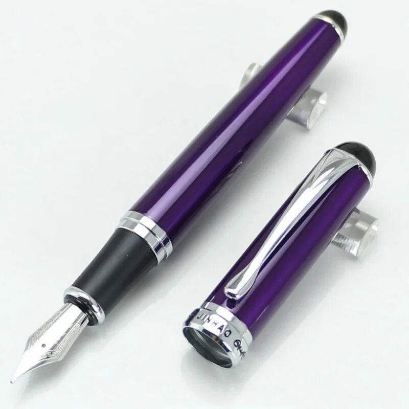 Перьевая ручка JINHAO X750 с круглым корпусом Фиолетовый, Fountain pen