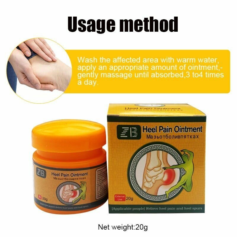 Мазь от боли в пятках ZB Heel Pain Ointment, 20g