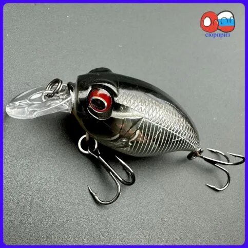 Воблер крэнк Crank Megabass GRIFFON New SR-X 43мм Япония для летней рыбалки на окунь, щуку, голавль, судак