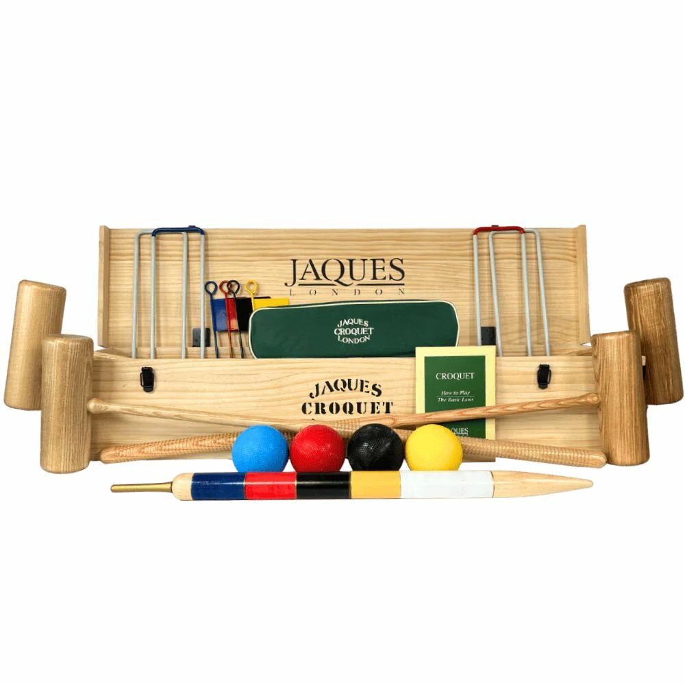 Jaques London Набор для крокета Canterbury Croquet Set with Wooden Box
