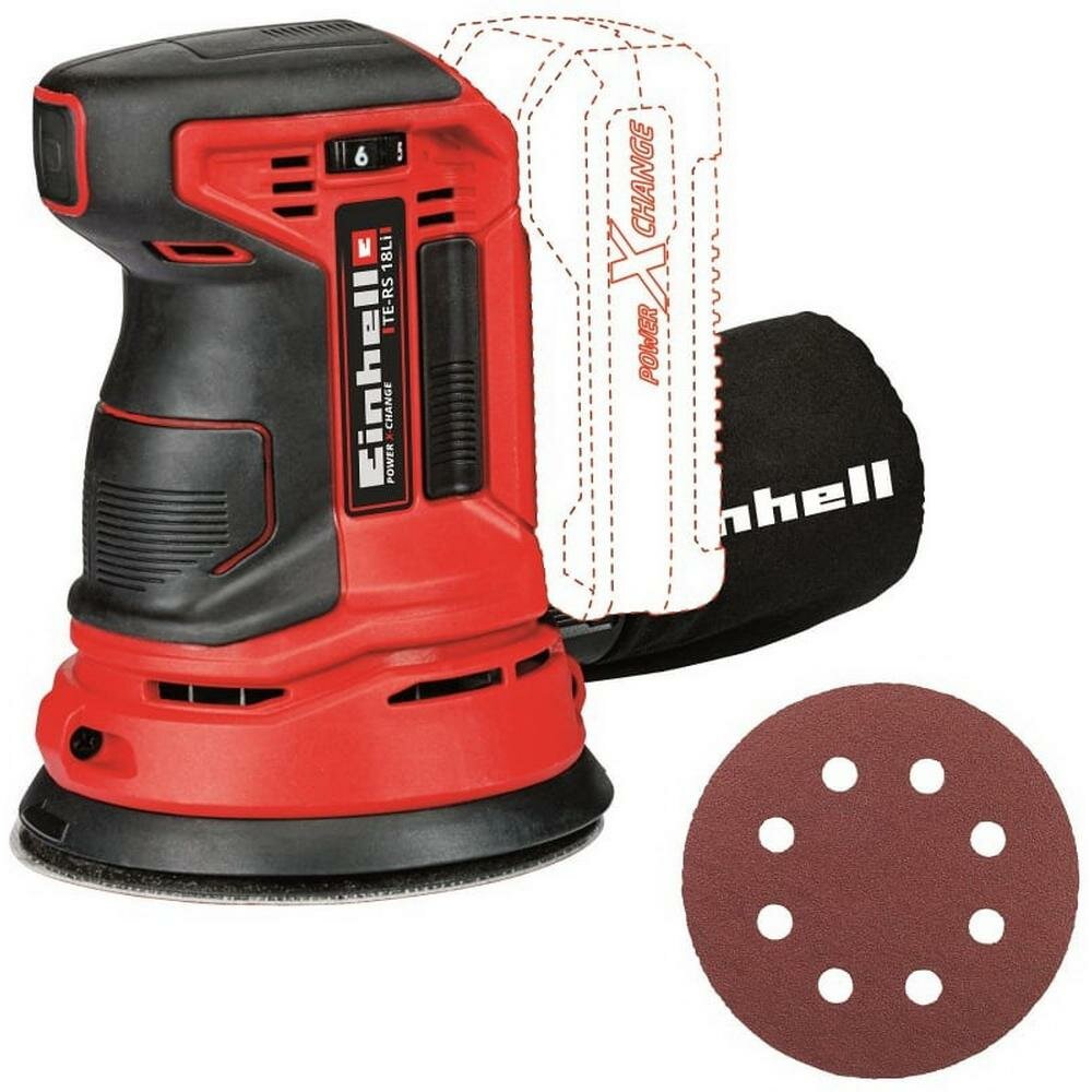 Эксцентриковая машина EINHELL PXC TE-RS 18 Li-Solo (4462010) без акк. и з. у