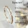 Браслет-бэнгл, Swarovski Zirconia, 1 шт., размер 11 см, размер one size, диаметр...
