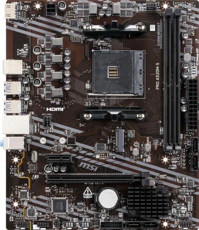 Материнская плата MSI PRO A520M-S