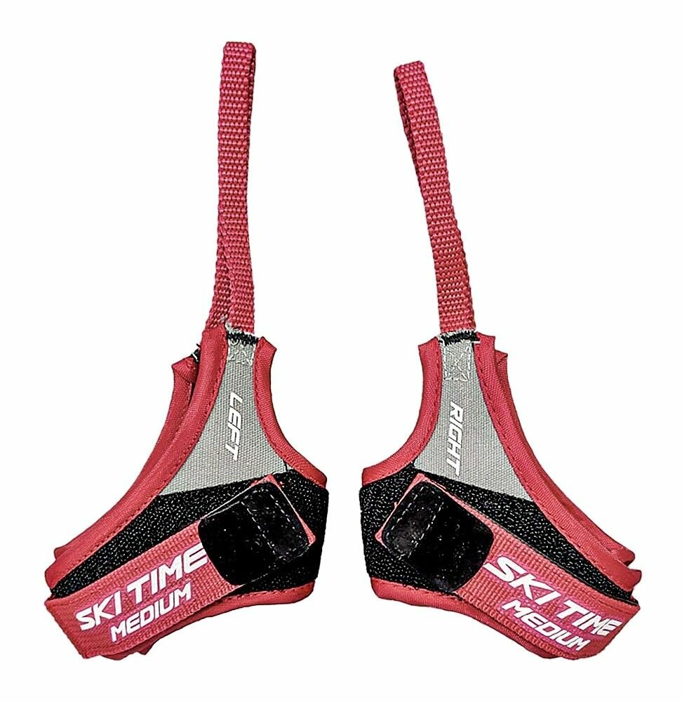 Темляки для лыжных палок Ski Time красные, XL