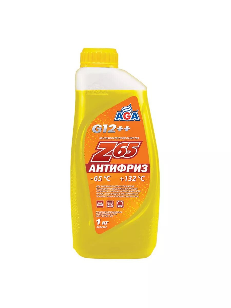 Антифриз желтый "Z65" G12++,-65до+123
