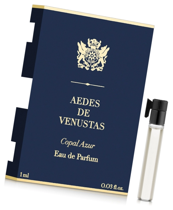 Aedes De Venustas Copal Azur парфюмерная вода 1 мл сэмпл - Копал Азур унисекс аромат