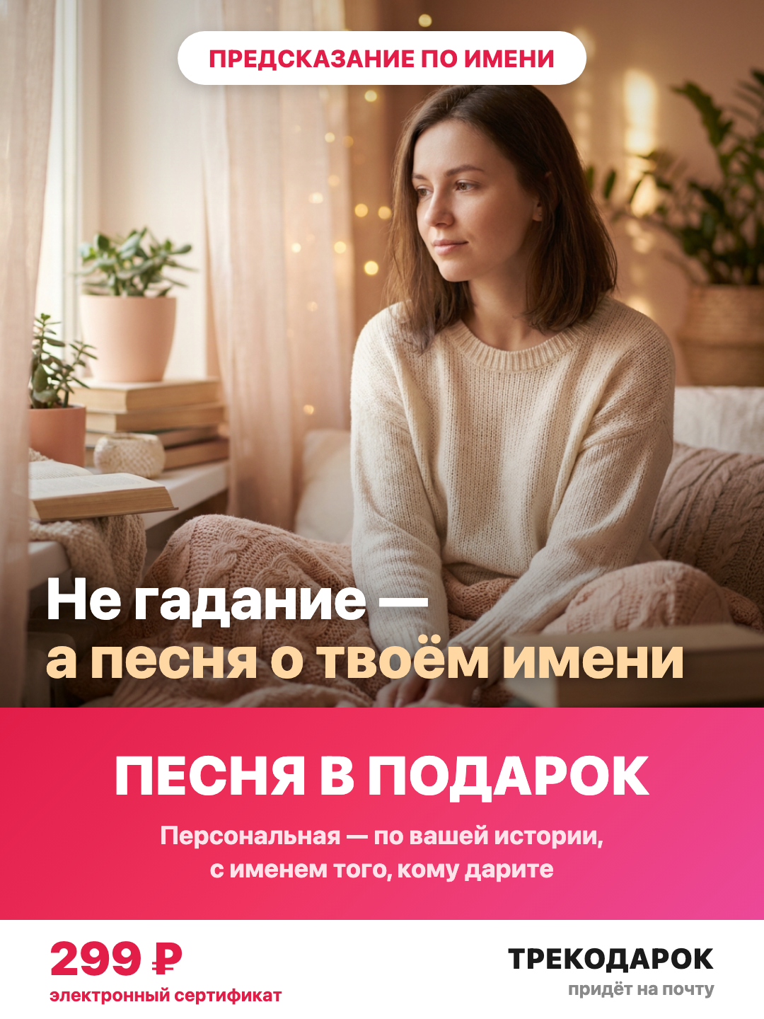 Песня-предсказание по имени — персональный именной трек в подарок | необычный подарок