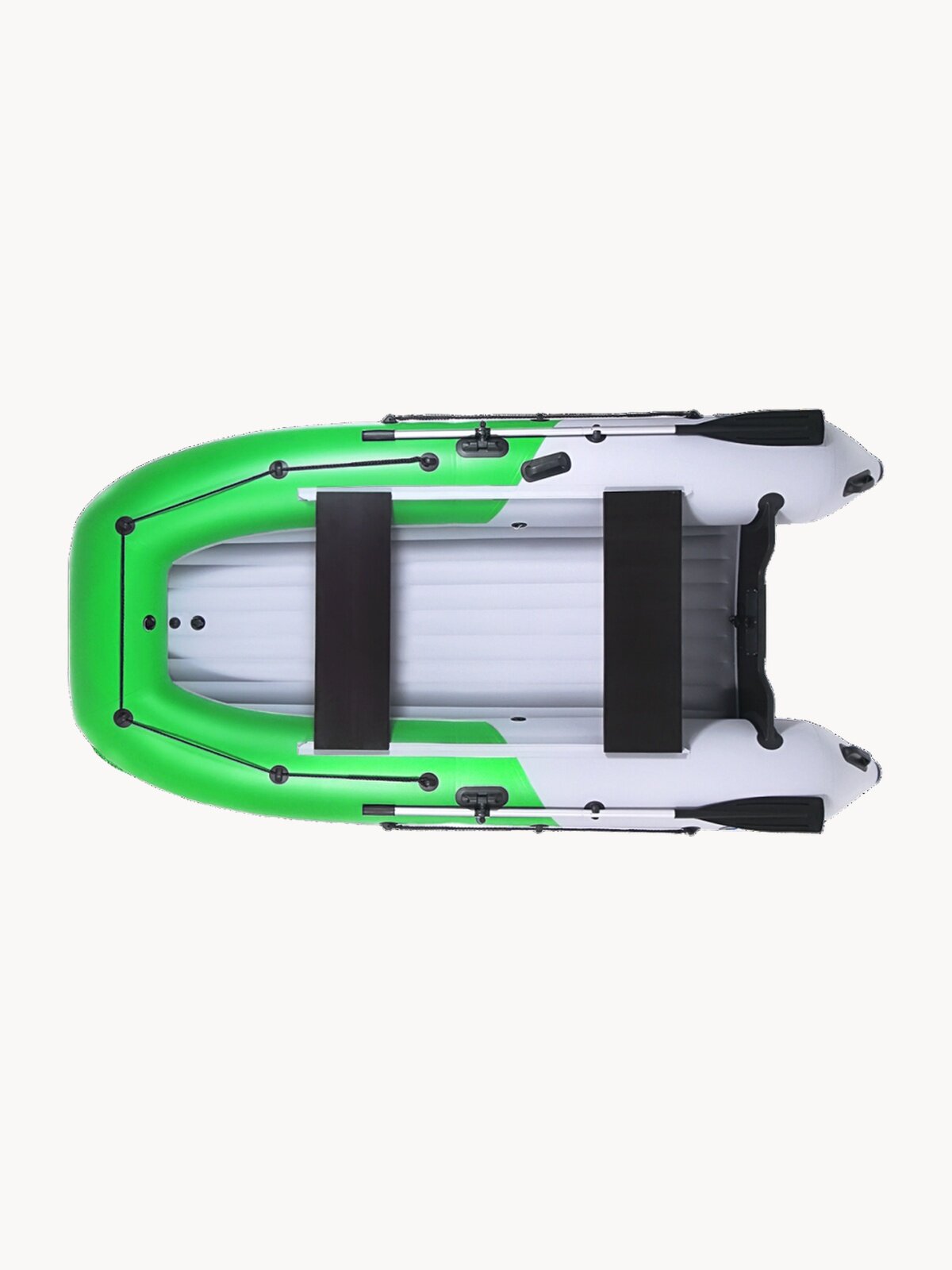 Надувная лодка НДНД Grouper 335W (серо-салатовый)