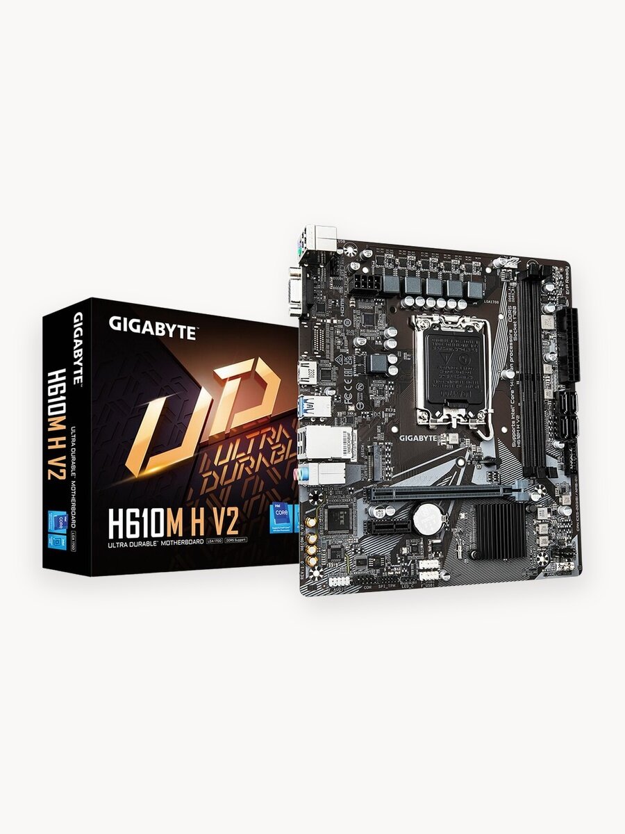 Материнская плата Gigabyte H610M H V2, RTL