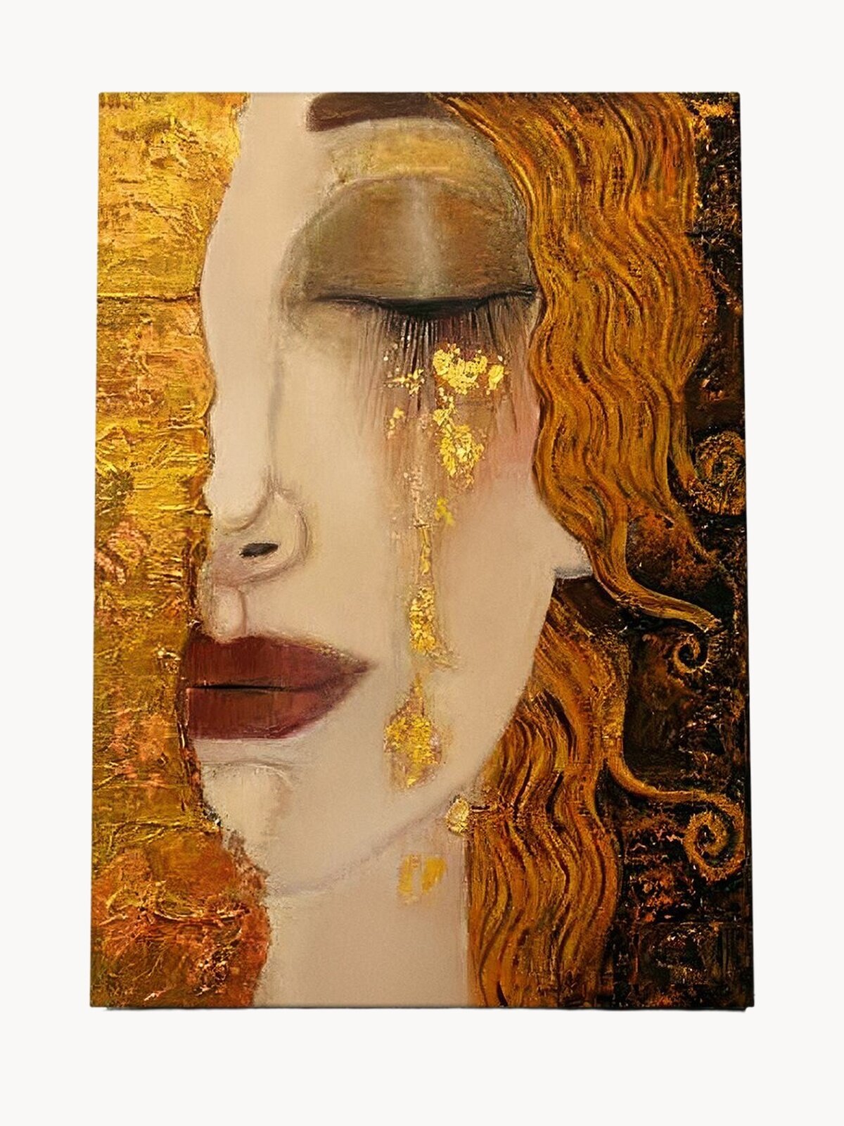 Картина/Густав Климт - Золотые слезы