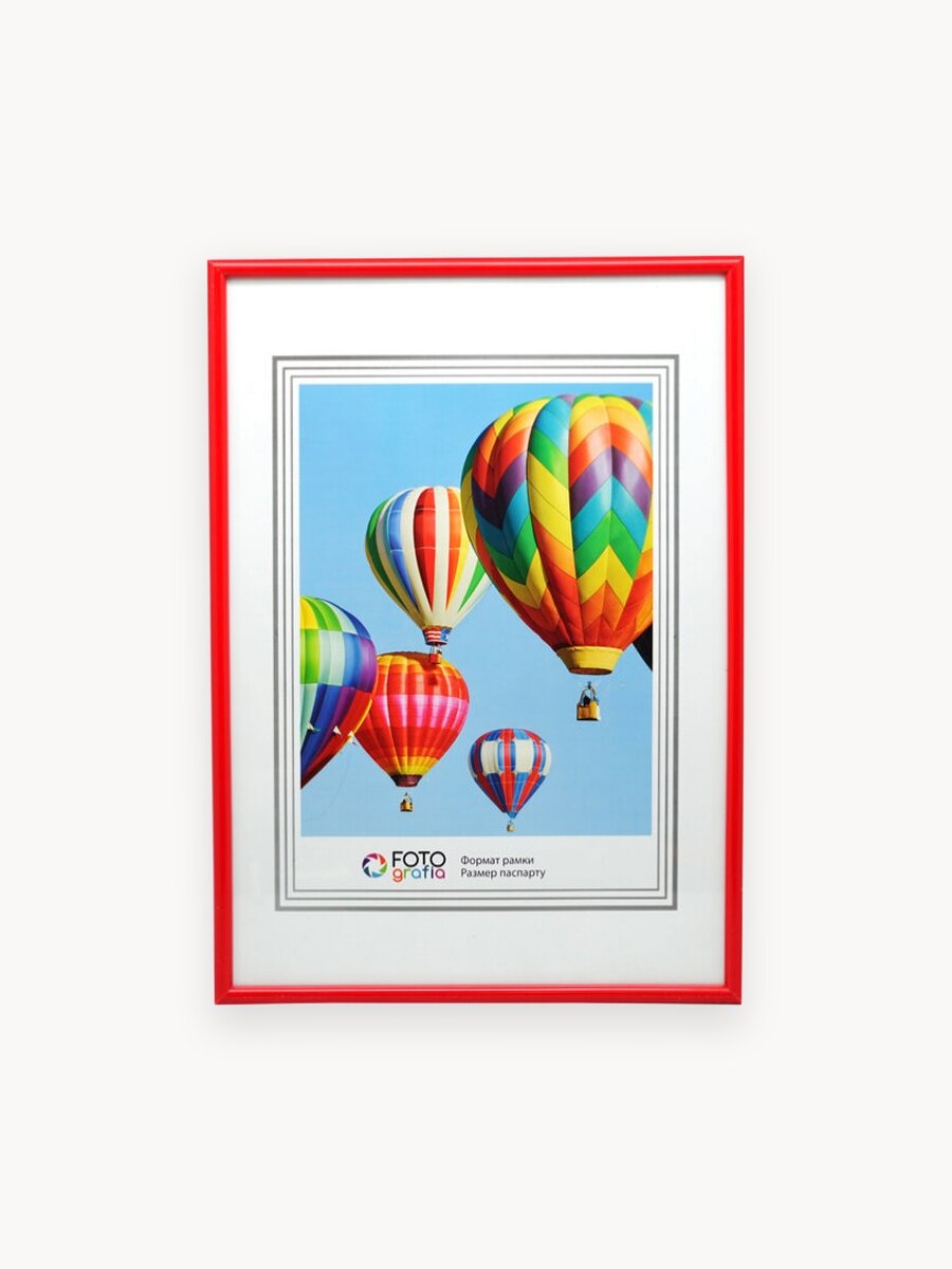 Фоторамка Fotografia 20x30 см, красная