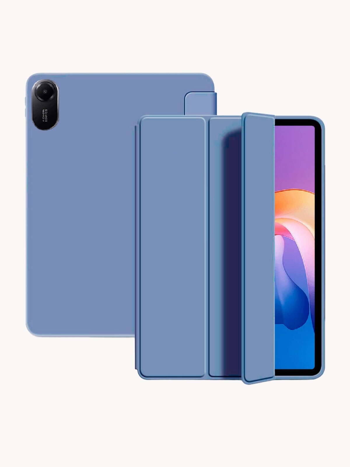 Чехол для планшета Xiaomi Redmi Pad 2 (11 дюймов), из мягкого силикона, дымчато-фиолетовый