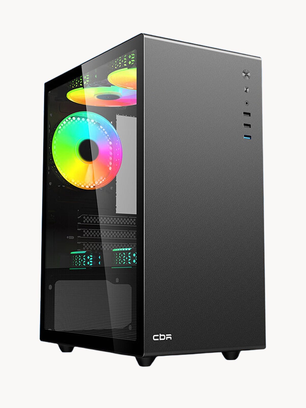 Корпус для компьютера CBR сталь 0.6 мм mATX