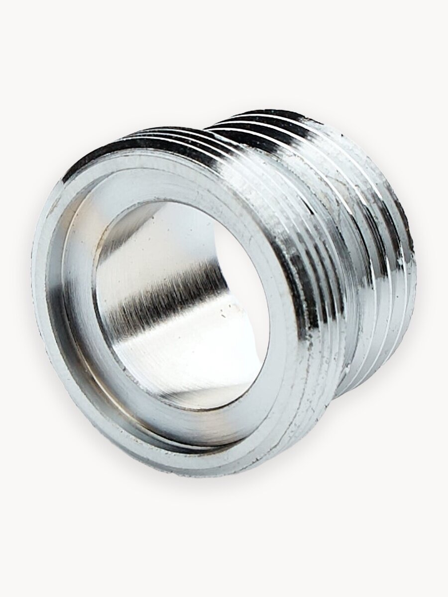 Переходник Ledeme LH503 для излива М1/2-М24х1, латунь, хромированное покрытие