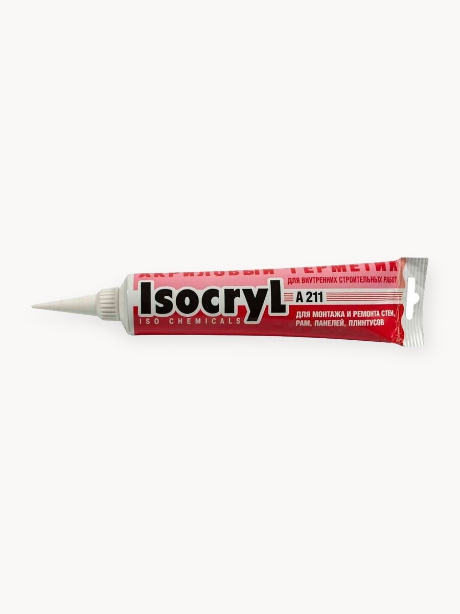 Герметик акриловый ISOCRYL A211, белый, 115 мл