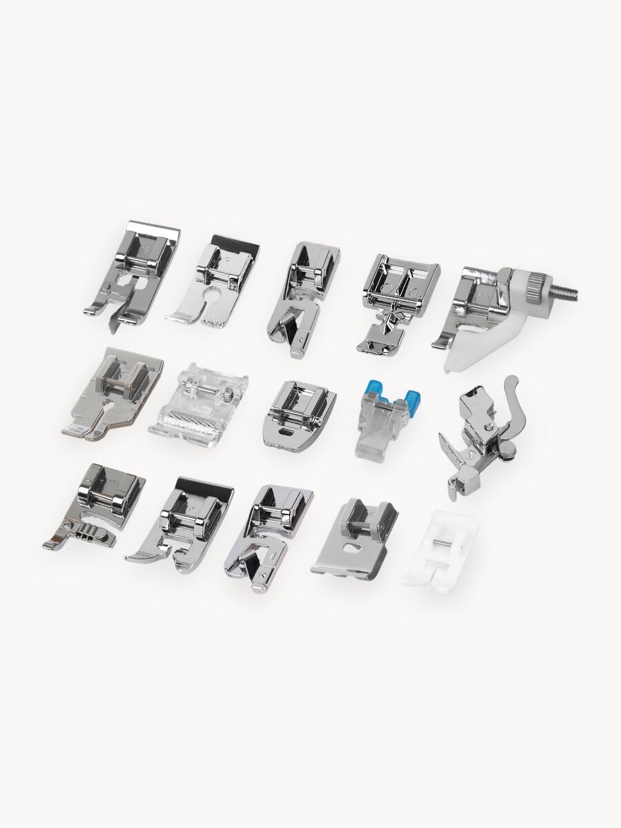 Набор лапок для швейной машины, Универсальная лапка, металл 15 шт
