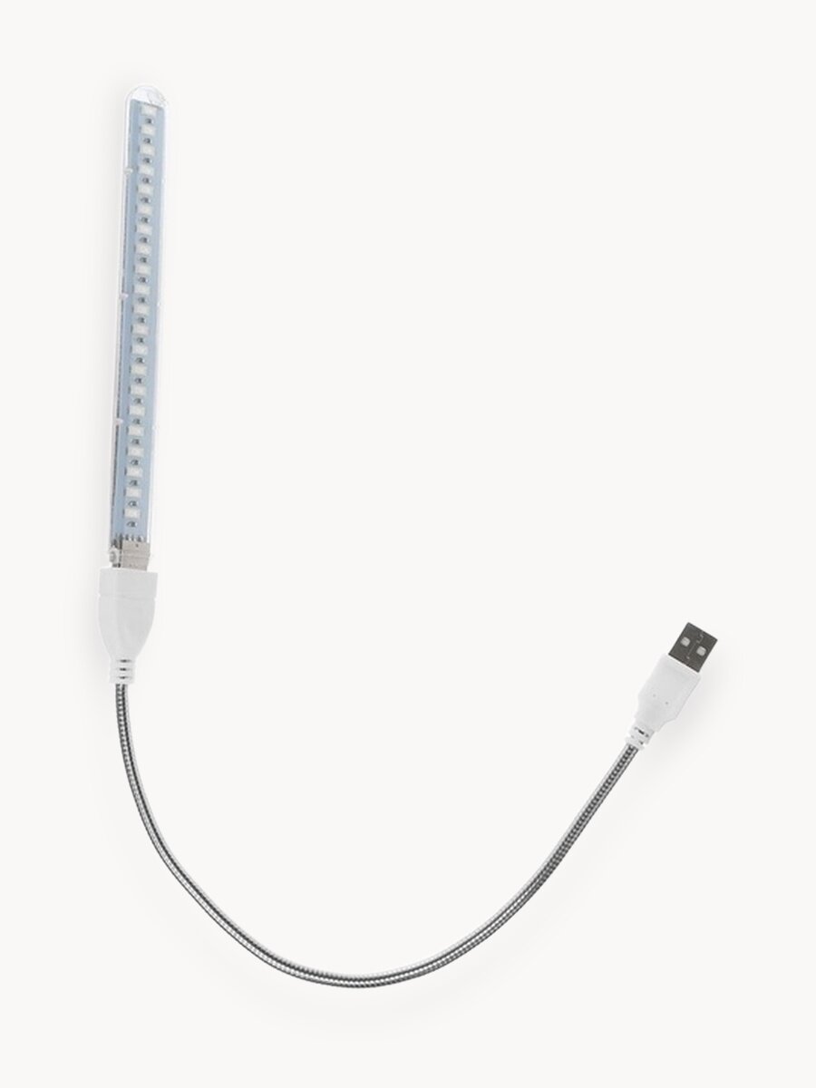 Фитосветильник для растений, светодиодный, 3 Вт, 60 мм, IP65, 5 В, USB, на гибкой ножке, мультиспектральный