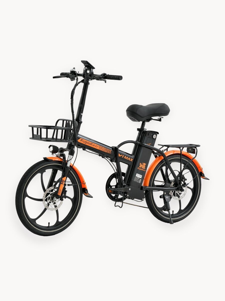 Электровелосипед Kugoo V1 Max, складной, колеса 20 дюймов, 2025 год