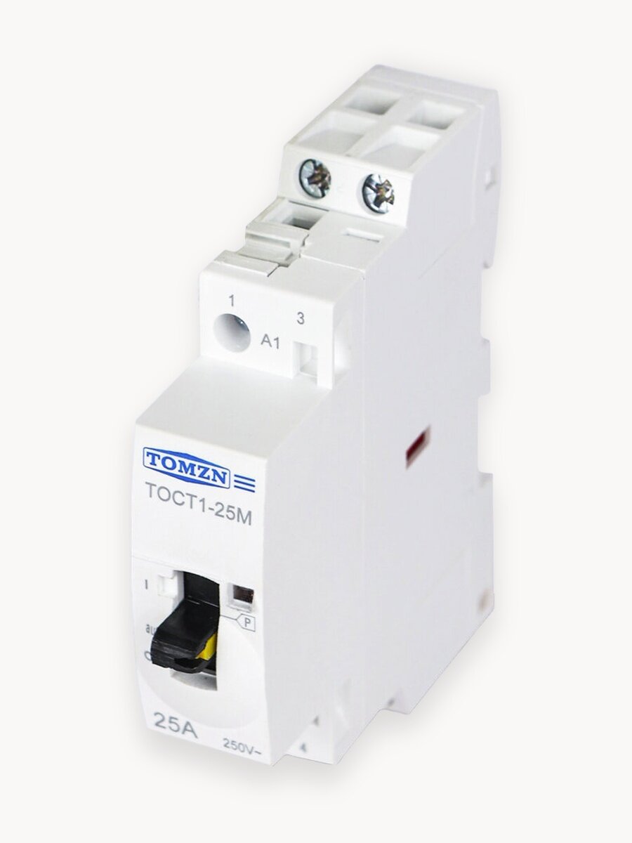 Контактор модульный TOMZN TOCT1 25M 230В 2NO нормально открытый
