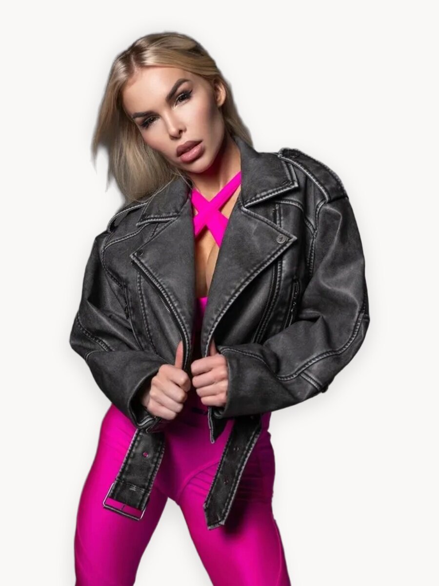 Куртка кожаная