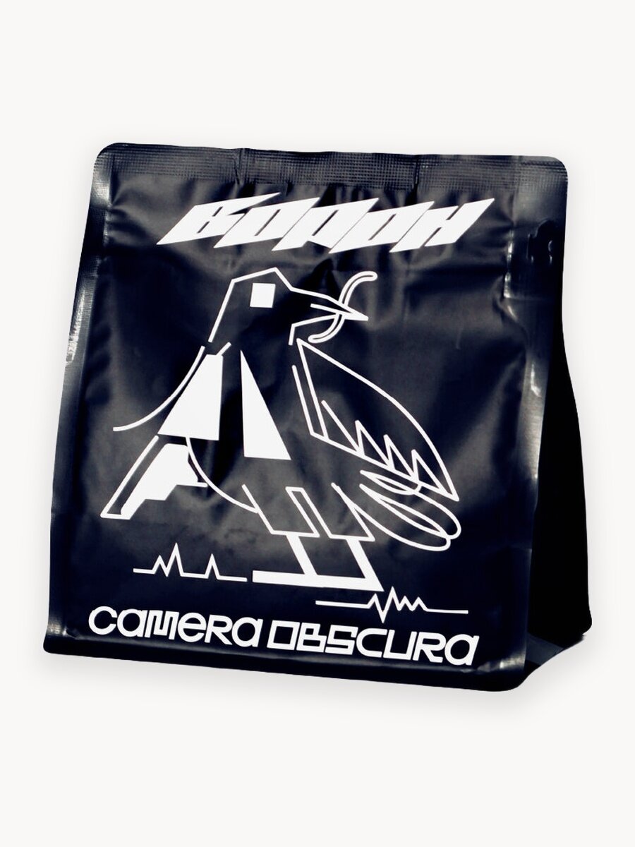 Ворон, фирменный кофе в зернах Camera Obscura, 250 г