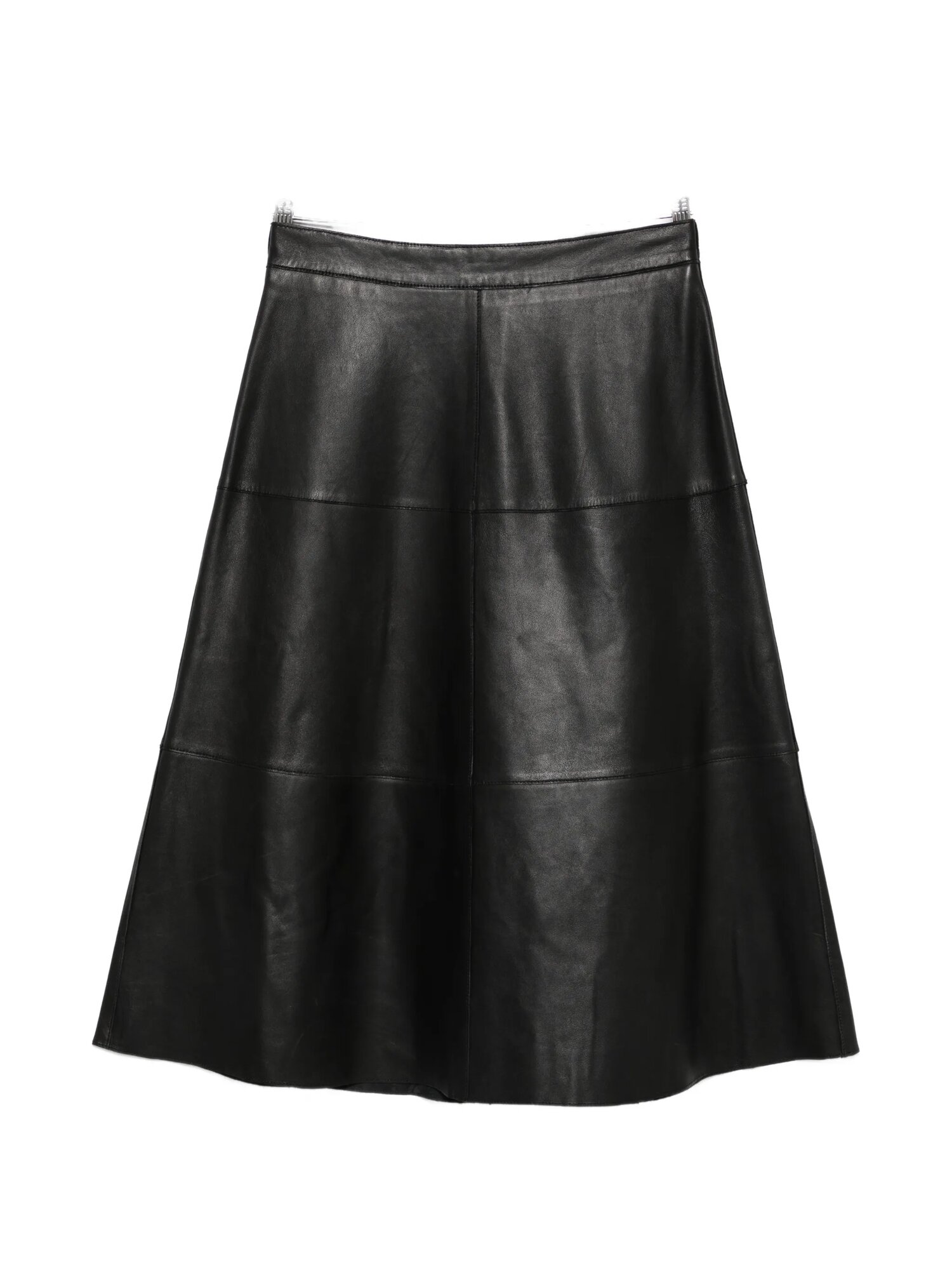 Юбка Leather midi skirt