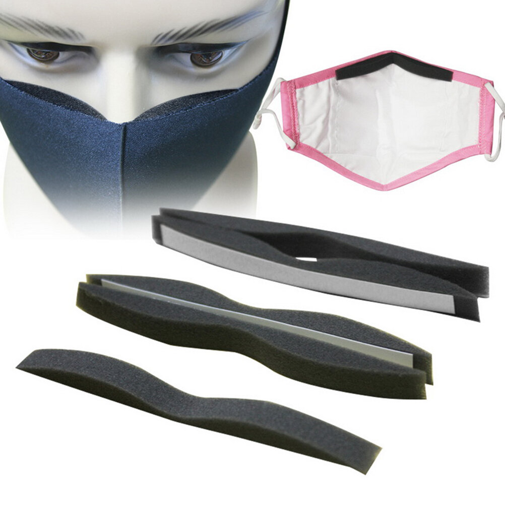 20 шт. противотуманных подушечек для переносицы, самоклеящиеся защитные полоски для носа, губчатые подушечки для переносицы