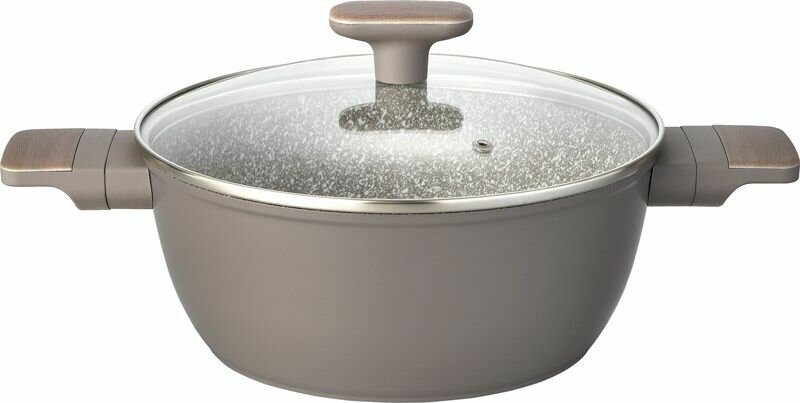 Кастрюля 3,0л с крышкой 22 см. Linea LATTE (индукция). Regent