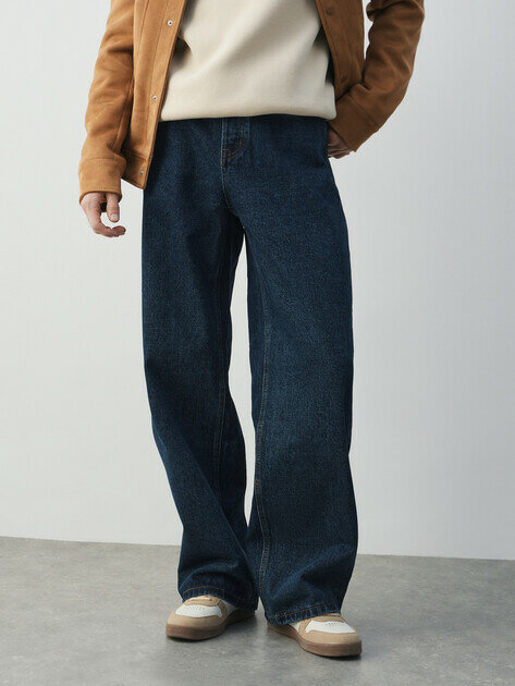 Джинсы широкие 